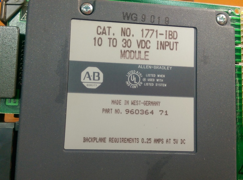 A-B 1771-IBD 10 TO 30 VDC INPUT MODULE - 裕益科技自動化設備可程式編碼器PLC分散式控制系統DCS